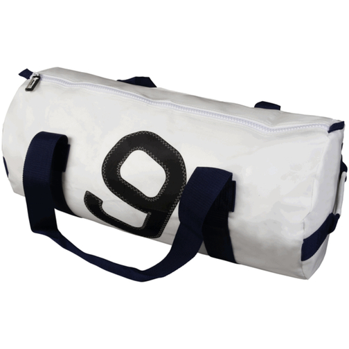 The Loft Sailcloth White Barrel Bags - Sheridan Marine