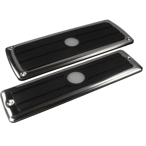 Stainless Steel Footstep Plates with LED - Sheridan Marine