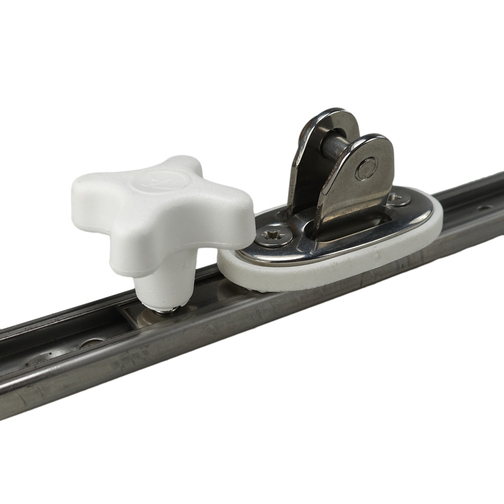 Canopy Top Mount Slide Kit with Chrome End Plugs - Sheridan Marine