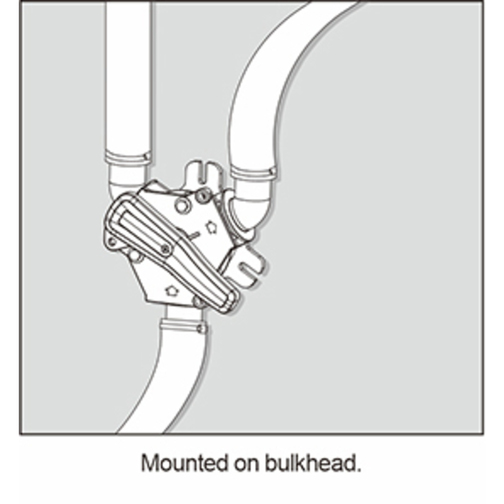Seaflo Y-Valve Toilet Waste Diverter Valve - Sheridan Marine