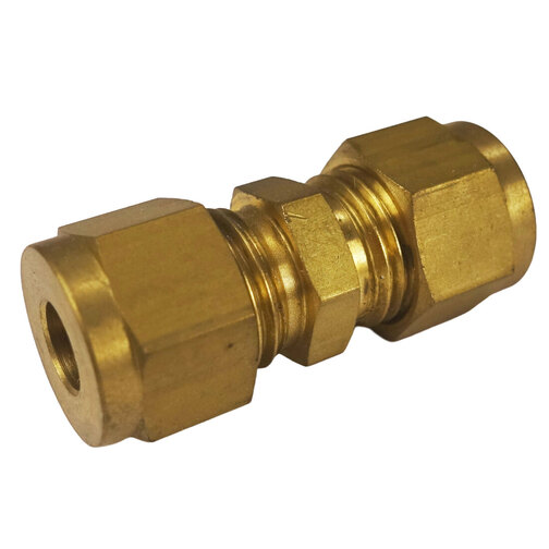Brass Equal Straight Coupling Compression Fittings - Sheridan Marine