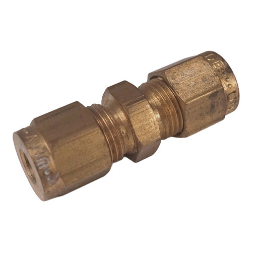 Brass Equal Straight Coupling Compression Fittings - Sheridan Marine