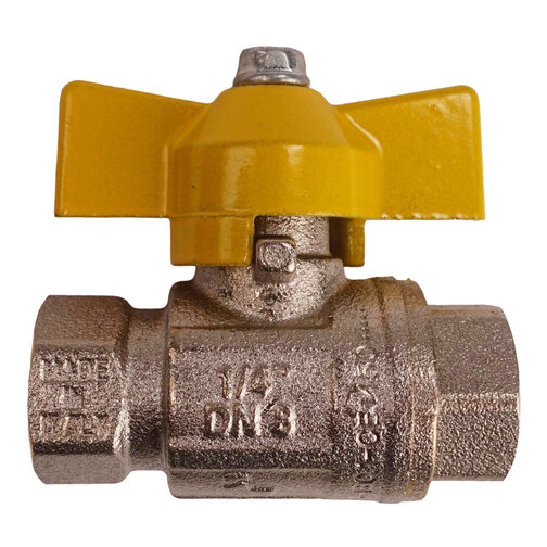 Brass Female Socket Yellow Tee Handle Ball Valves - Sheridan Marine
