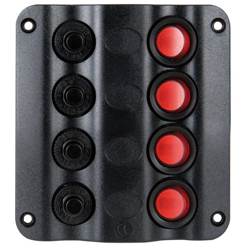 Osculati Fused Switch Panel with LED Rocker Switches - Sheridan Marine