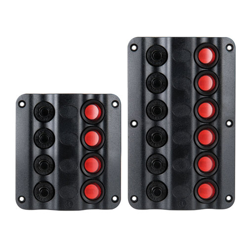 Osculati Fused Switch Panel with LED Rocker Switches - Sheridan Marine